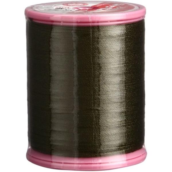 サイズ: ♯30 100m/巻 素材: ポリエステル100% 用途: 厚地用 使用ミシン針: 14〜16号 最もポピュラーな家庭用ミシン糸のシリーズです。  そのなかコットン、ウール、合せん、どんな生地にもなじみやすいのが特徴です。  なめ...