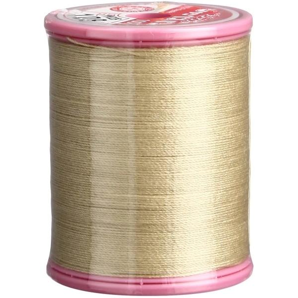 サイズ: ♯30 100m/巻 素材: ポリエステル100% 用途: 厚地用 使用ミシン針: 14〜16号 最もポピュラーな家庭用ミシン糸のシリーズです。  そのなかコットン、ウール、合せん、どんな生地にもなじみやすいのが特徴です。  なめ...