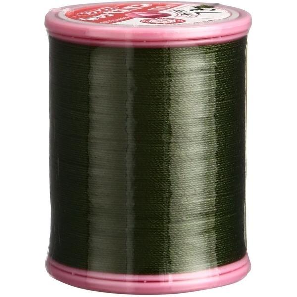 サイズ: ♯30 100m/巻 素材: ポリエステル100% 用途: 厚地用 使用ミシン針: 14〜16号 最もポピュラーな家庭用ミシン糸のシリーズです。  そのなかコットン、ウール、合せん、どんな生地にもなじみやすいのが特徴です。  なめ...