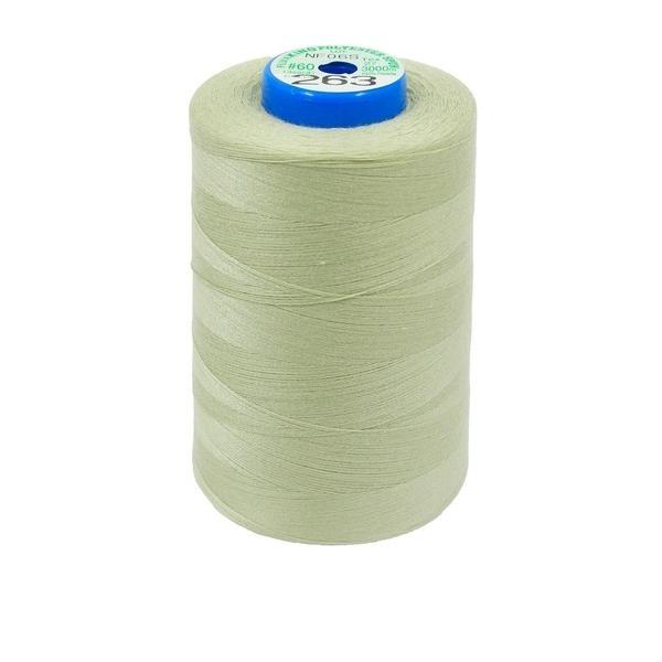 サイズ: #60/3000m巻 素材: ポリエステル100% タイプ: 普通地用 使用するミシン針: 11〜14号 肌着、作業着、ニット製品、各種衣料品用のミシン糸としてお勧め ポリエステル素材の中でもミシン糸用として特別に紡糸された、高強...