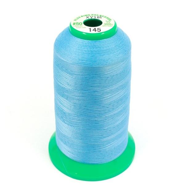 サイズ: #50/3000m巻 素材: ポリエステル100% タイプ: 普通地用 使用するミシン針: 11〜14号 強力で適当な伸度があります。  堅ろうな染色。  縫い糸として、必要な物性をかね備えた理想の品種です。  耐熱性も高く可縫性...