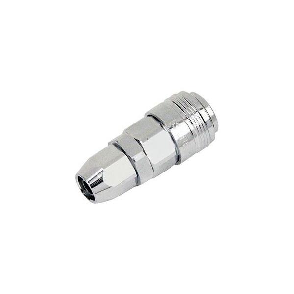 エア配管をワンタッチで接続でき、従来品より大幅に小型軽量化、手元や接続部の負担が大幅に軽減できます。 汎用ソケット。 エア配管を簡単にワンタッチで脱着出来ます。 従来品と同形状の差し込み形状で本体を大幅に小型軽量化しました。 純日本製です。...