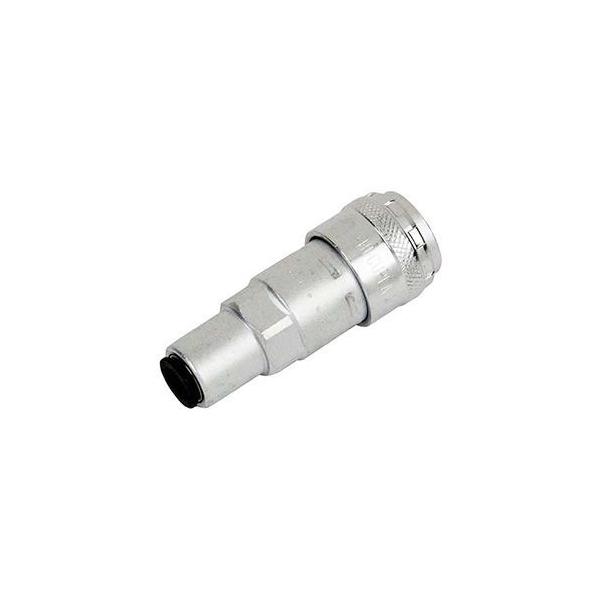 チューブとカプラの接続がワンタッチで可能です。 エアー配管用ワンタッチ継ぎ手(汎用型ソケット)。 設備配管から工具接続まで使用可能です。 スリーブ操作で簡単に脱着できます。 自動開閉バルブ内蔵です。 鋼鉄製で重要部には焼き入れ鋼使用で丈夫で...