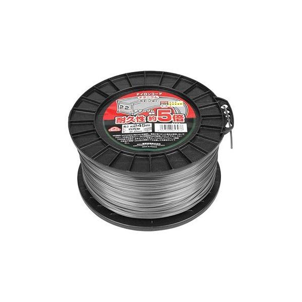 チタニウム含有で耐久性が約5倍(当社比)になりました。 草刈作業用。 小石の多いところ・フェンス、塀の際・雑草、植木の周囲での作業に最適です。 耐久性超特化型なので長時間の草刈り作業に最適です。 ●形状:四角型。 ●直径:2.2mm。 ●長...