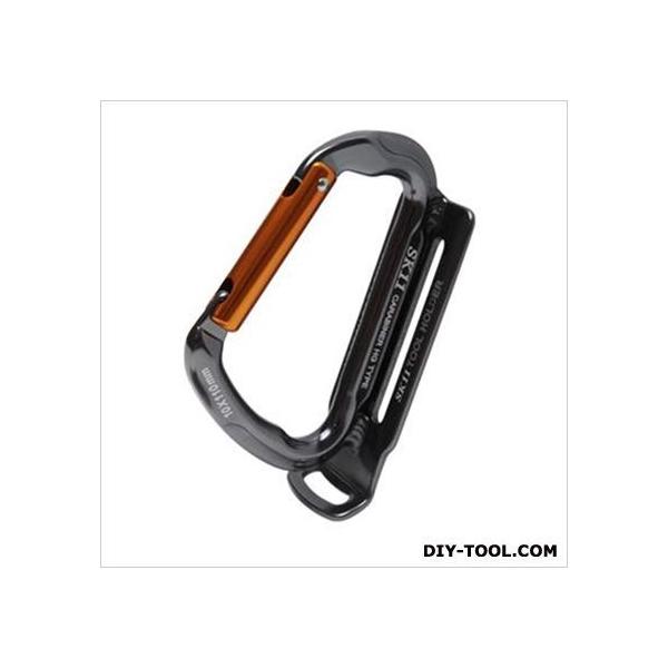 ベルトホルダー一体型の、アルミ鍛造製で軽量、高強度、高品質のカラビナです。 簡易工具つりさげ。 鍛造アルミ極太カラビナ使用で軽量で耐久性があり安心です。 ●10×110mm。 ●色:ブラック。 ●アルミ二ウム。 本品は体重を支える金具ではあ...