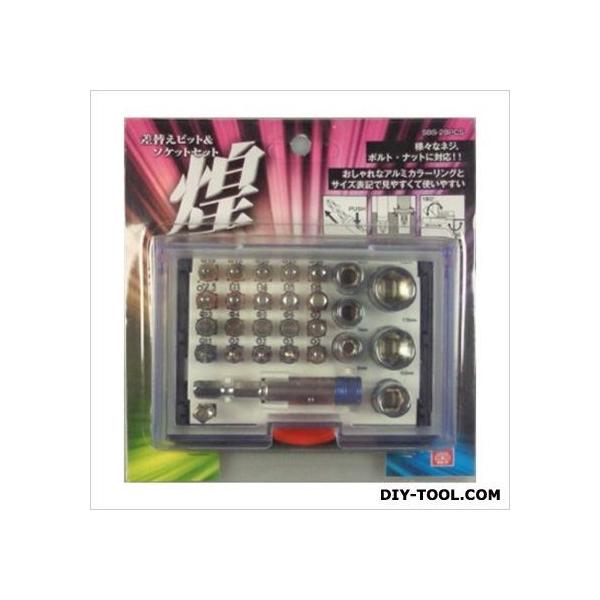 一家に一セットあれば非常に便利なビットセットで、品質・仕様ともにワンランク上です。 様々なネジ・ボルトの締め付け作業。 きれいなアルミカラーリングがついているので、ビットの種類が一目でわかります。 スリムホルダーなので、狭いところにもアプロ...