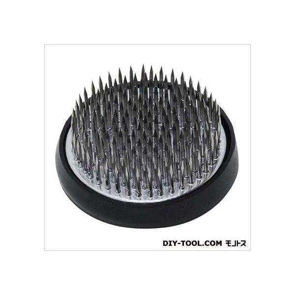 ステンレス針でサビにくいから生け花に最適です。 剣山。 生け花用です。 錆びにくいステンレス針です。 底面はすべりにくいゴムマット付きです。 ●形状:小丸。 ●サイズ(約):61mm。 ●重量:約250g。 ●ゴムマット付。 ●本体:鉛。 ...