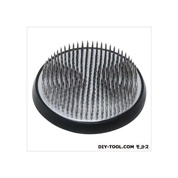 ステンレス針でサビにくいから生け花に最適です。 剣山。 生け花用です。 錆びにくいステンレス針です。 底面はすべりにくいゴムマット付きです。 ●形状:特大丸。 ●サイズ(約):102mm。 ●重量:約845g。 ●ゴムマット付。 ●本体:鉛...