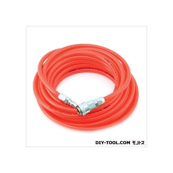 ワンタッチカプラ付のエアーウレタンホースです。 エアーホース。 7mm内径で効率の良い作業ができます。 ●サイズ:内径7.0mm×外径10.0mm。 ●ホース長:10m。 ●カラー:クリアレッド。 ●ポリウレタン樹脂。   【サイズ】 10...