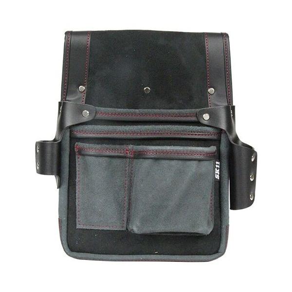 床皮と合成皮革で耐久性抜群です。 釘、ビス、道工具類の収納、携帯。 サイドホルダー付きで、ハンマー、ラチェットの収納に便利です。 ●ヨレ防止ボード補強付。 ●55mm幅ベルトまで対応。 ●床皮。 ●ポリエステル。 濡れたまま使用されますと革...