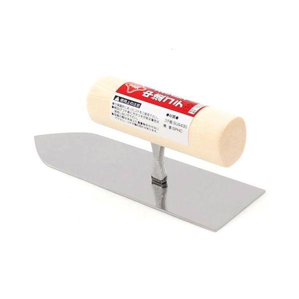 お手入れ簡単、サビにくいステンレス製です。 壁塗り等の中塗用。 鏝板表面が鏡仕上げのため汚れが落ちやすくお手入れが簡単です。 センイ壁、速乾性セメントに最適です。 ●サイズ:150mm。 ●日本製。 ●コテ板:ステンレス(SUS430)。 ...