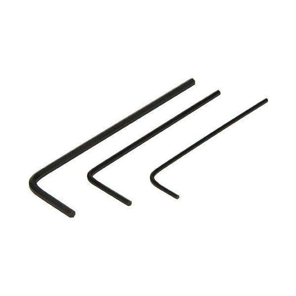 極小ミリサイズの六角棒レンチセットです。 六角穴付ボルト・六角穴付き止めネジの締め付け、緩め作業。 小さいサイズの六角棒レンチをセットにしました。 ●セット内容:0.71・0.89・1.27mm。   【入数】 1 SH03SET