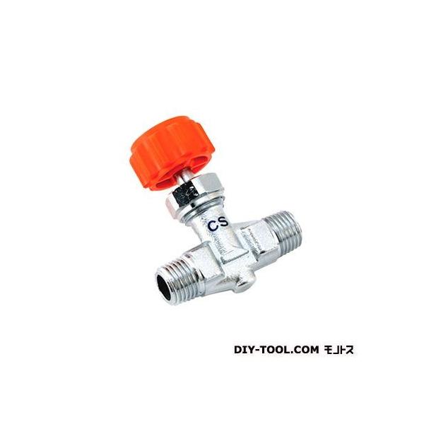 流量の微調整が簡単なコンパクトなニードルバルブです。 エアー配管継手。 ニードルバルブと継手の一体化で接続の省力化を図っています。 両側おねじタイプです。 腐食しにくいクロームメッキ仕上げです。 ●接続ねじ:おねじR(PT)1/4・おねじR...