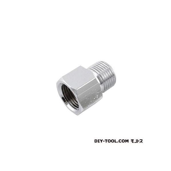 平行ねじとテーパーねじをつなげます。 エアー配管継手(変換ニップルソケット)。 管用平行ねじと管用テーパーねじをつなげることが出来ます。 ●接続ねじ:おねじG(PF)3/8・めねじRc(PT)3/8。 ●適用流体:空気。 ●最高使用圧力:1...