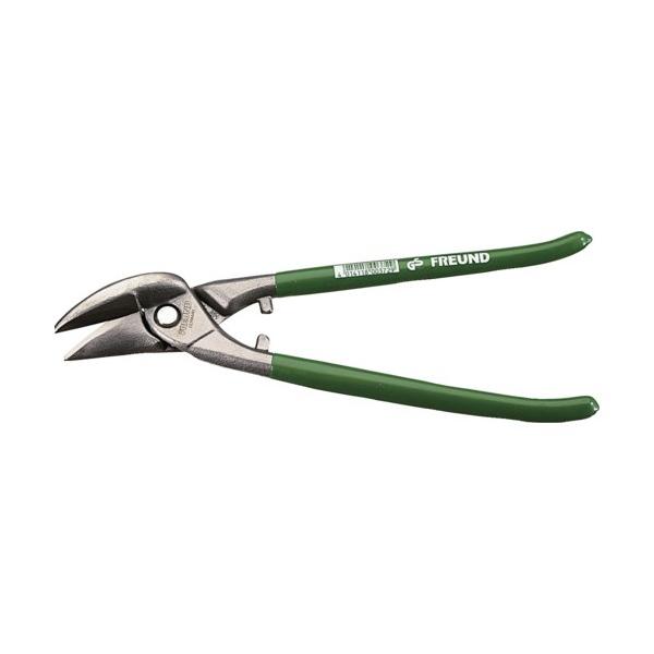 ■特徴 直線／曲線切りが可能な万能タイプです。 グリップはコーティングされており滑りにくいです。 刃先の硬度はHRC56程度です。 刃先は丁寧に研磨されており切れ味が長持ちします。  ■材質 工具鋼 グリップ：塩化ビニール（PVC）   【...