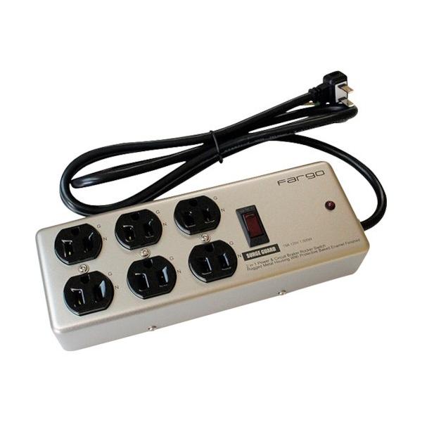 ■特徴 鉄製で丈夫なスチールタップです。  ■仕様 定格電圧：15A・100〜125V(1500Wまで) 耐トラッキングカバー付プラグ 3ピン対応 雷サージガード（サージ機能時LED点灯） 一括電源スイッチ（ブレーカー内蔵）  ■材質 鉄、...