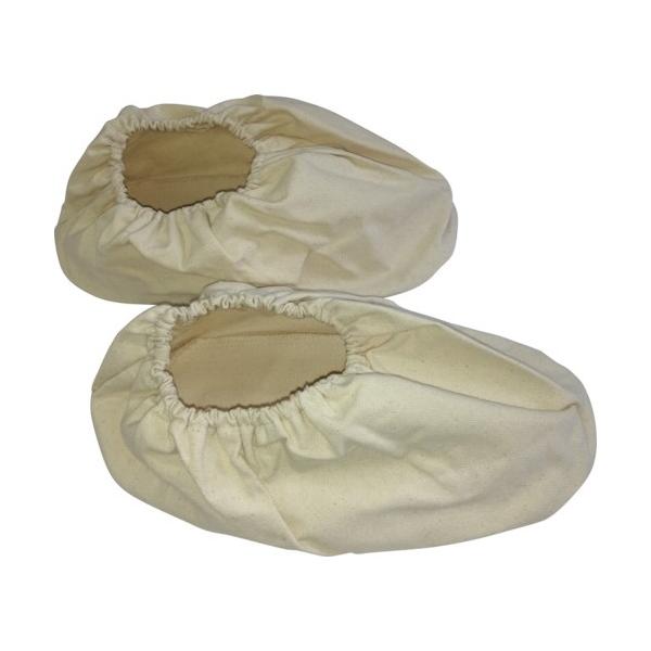 ■特徴 ●丈夫なキャンバス生地製靴カバーです。靴の上に被せてご使用ください。 ●作業時の床汚れを防止します。 ●園芸・お掃除の際に靴汚れ防止にも効果を発揮。 ●来客・工場見学などにも適しています。  ■仕様 ●サイズ：フリー（24.5cm〜...