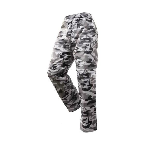 ■特徴 防風・防塵に役立つ迷彩柄仕様のヤッケズボンです。 ■用途 一般作業全般に。 ■仕様 迷彩柄仕様 ■材質 ポリエステル/100％    【サイズ】 LL 【カラー】 迷彩グレー 【入数】 1本 【原産国】 中国製 3106GYLL