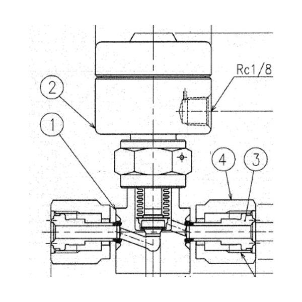 ■特徴 ベローズ構造により高気密性、高耐久性、コンパクト ■用途 半導体製造装置の超高純度ガスおよび可燃性、毒性ガスライン用 ■仕様 作動形式:気体作動(N.C.) ■材質 ステンレス鋼製  ボディ材質:SUS316L    【重量】 35...