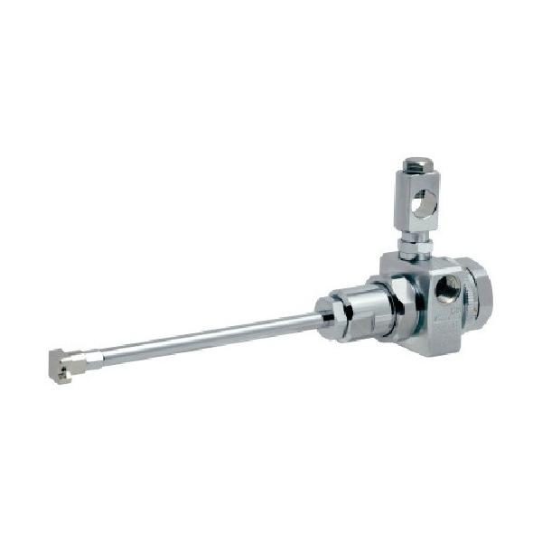 商品画像はイメージ画像です。実際とは異なる場合がございます。 ■特徴 回転させた筒状製品（φ13以上）の中にノズルを挿入して内面塗布する自動スプレーガンです。 90度横向きで、さらに筒に対し縦型です。 平吹パタンになるので効率よく均一に内面...