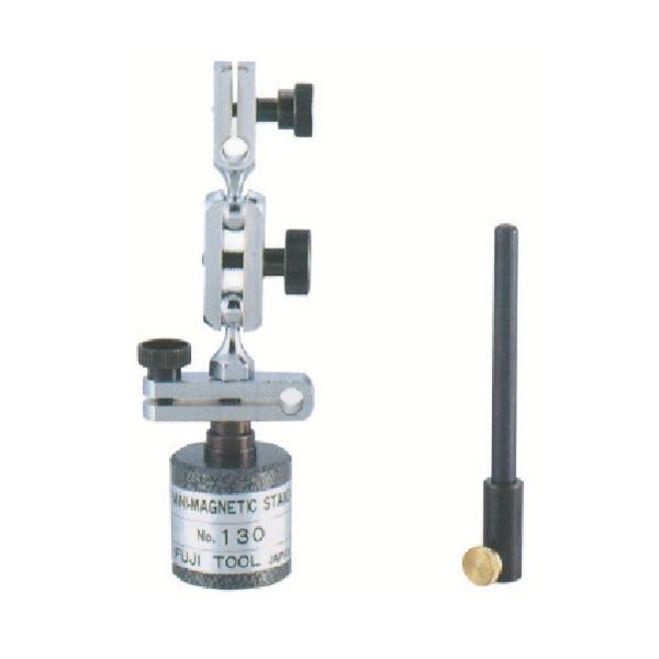 商品画像はイメージ画像です。実際とは異なる場合がございます。 ●小型テストインジケーター用のマグネットスタンドです。●測定に●高さ:130mm●ON/OFF切替式角型磁石:30K●延長アーム付属●微動調整4mm●フジ マグネットベース マグ...