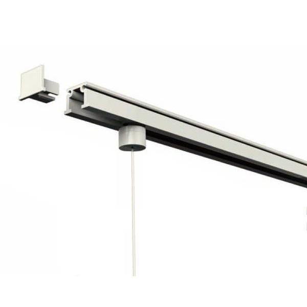 ●全てのパーツがホワイトなのでお部屋の雰囲気を壊しません。 ●必要なパーツがすべてセットになった商品です。 ●カラー:オールホワイト ●セット内容:レール本体 1、取り付けネジ 4、ストッパー 1SET、ワイヤー 1本 ●天井用 ●コード番...