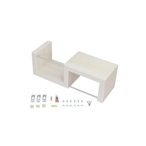 測らず位置だし！楽々取付！ タテ、ヨコ、置く、吊る。壁面を有効活用できます。 ピンで取り付けるタイプですので、外した後も目立ちにくい タテ・ヨコどちらでも取付でき、複数組み合わたりして空間を演出できます。  ○特徴 ●落下防止&amp;ハン...