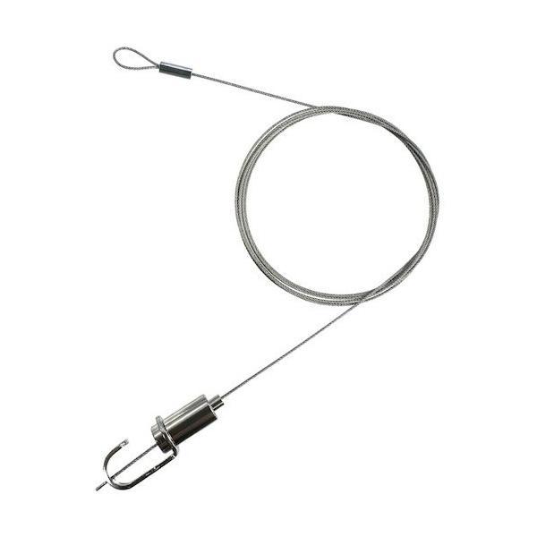 (特長) ●極細ワイヤー.コンパクトフックでも実用的な安全荷重8kgです。 ●フック部はワイヤーを傷めず納める長穴デザインとなります。 (規格) ●材質:ワイヤー:ステンレス、フック本体:真鍮、フック部:鉄   【入数】 1本 1035