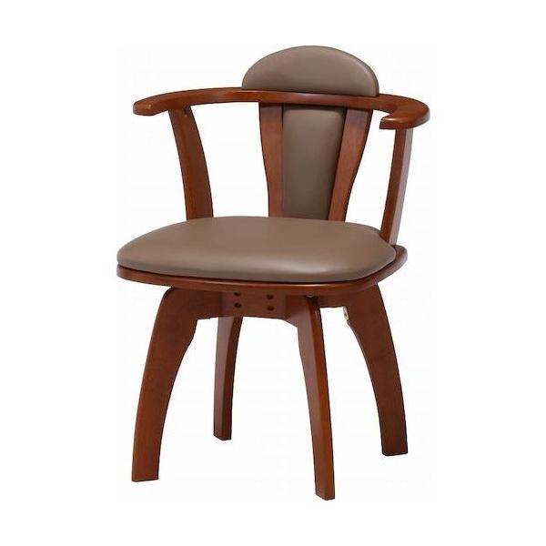 ■特徴 他の家具との相性が良いブラウンを基調としたダイニングチェアです。 座面は360度回転式で、イスをひかずに立ち座りが可能です。 座面にはお手入れの簡単なPVCを使用しております。    【重量】 8KG 【原産国】 VN 81236