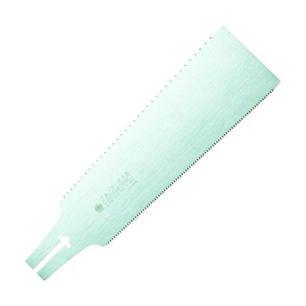 ■特徴 タテ挽・ヨコ挽と用途に応じて使用でき、軽量でプロ好みの切れ味とバランスです。小目（こまめ）は細工用としても使用出来ます。  ■用途 造作・木工用。  ■仕様 小目 衝撃焼入れ 無電解ニッケルメッキ   【入数】 1枚 S651