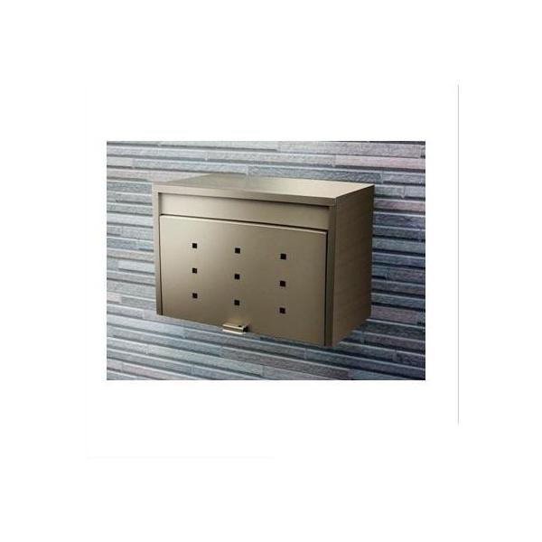 大型の封筒や箱が受け取れるメール便対応ポストです。 南京錠取付穴(φ7mm)に市販の南京錠を取り付けできます。 ポストの背面に壁掛け用の穴が開いています。 幅340mm×奥行260×高さ35mmまでのゆうメール、レターパック、ねこポス、封筒...