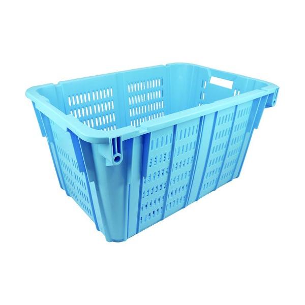 ■特徴 様々な分野で活用できるオールマイティーなメッシュコンテナです。 スタッキング金具は別売です。  ■材質 ポリプロピレン（PP） ●容量(L):205 ●色:ブルー ●外形寸法(mm)間口×奥行×高さ:957×645×500 ●有効内...