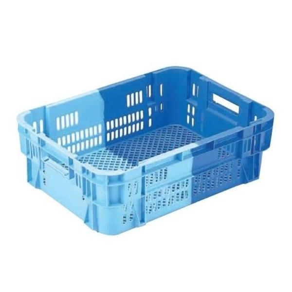 ■特徴 ネスティング（積み重ね）式２色コンテナです。 収納効率が良く、空箱時場所を取りません。 違う色を揃えるとネスティングして高さ１／２〜１／４になります。 同じ色を揃えるとスタッキング（積み上げ）できます。 生鮮食品・日配食品の生産・流...