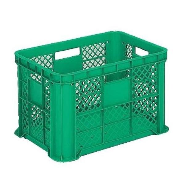 ■特徴 通気性のあるメッシュタイプで、果実・野菜の採集・集荷・選果・運搬など産地から市場までの用途の広いコンテナです。  ■用途 果実・野菜の採集・集荷・選果・運搬等産地から市場まで。  ■材質 ポリプロピレン（PP） ●容量(L):57 ...
