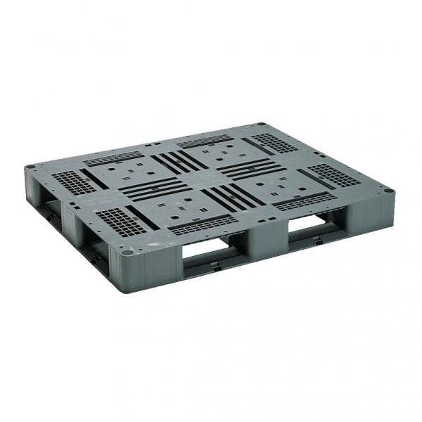 ●衛生面、耐久性、滑り防止など兼ね備えた汎用パレットです。 ●商品の運搬や保管に最適です。 ●最大動荷重(kg):1000 ●最大静荷重(kg):4000 ●色:グレー ●間口(mm):1200 ●奥行(mm):1000 ●高さ(mm):1...