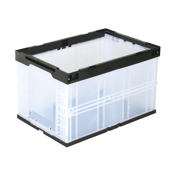 ■特徴 黒フレームに半透明側面でスッキリとしています。 中の物もわかります。 大型オリコンで収納力があります。 ■用途 通い箱 衣装ケース 製品管理 ■仕様 折り畳み式コンテナ 蓋適応品:CB-75蓋-2(IC蓋)、CB-75蓋-5(両開き...