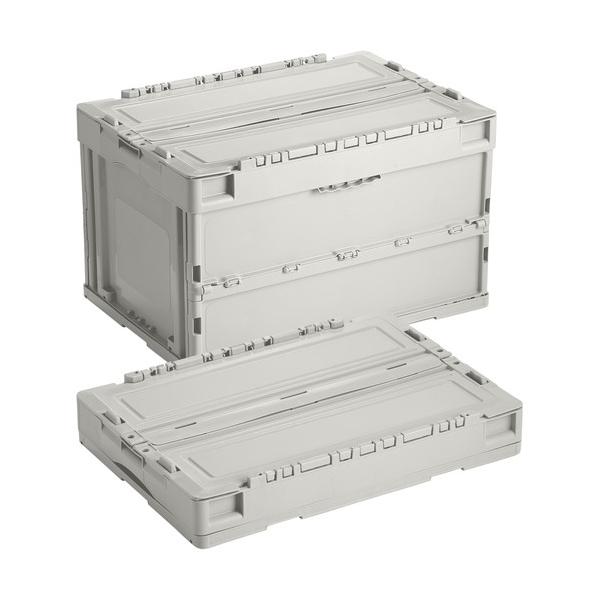 ■特徴 空間になじむニュアンスカラーで、見せる収納と作業効率を両立します。 毎日がちょっと楽しくなる収納です。 物流保管で定番の50Lサイズの折りたたみコンテナーです。 未使用時には折りたたんで収納可能です。 蓋なし/あり、側面カラーあり/...