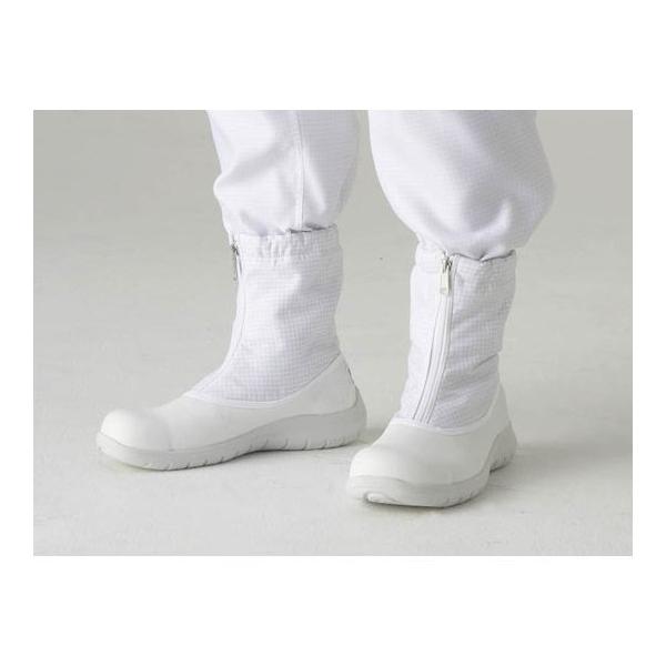●サイズ:24cm ●タイプ:安全靴ショートタイプ ファスナー付 ポリウレタン底 静電対策 ※代表画像です。   【入数】 1足 G7750