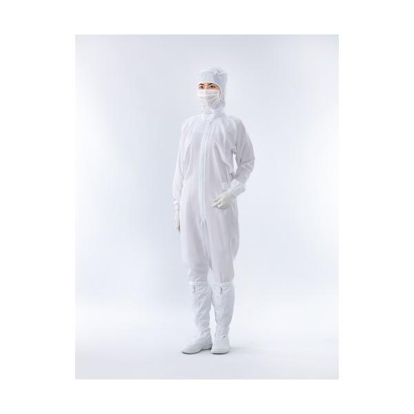 ■特徴 袖口ゴム、裾口ゴムのクリーンスーツ ■仕様 男女兼用    【サイズ】 3L 【カラー】 ホワイト 【重量】 430G 【原産国】 VN CR103613L