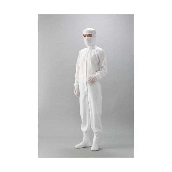 ■特徴 カラーバリエーションも豊富なスタンダードクリーンスーツです。 ■材質 ポリエステル100%    【サイズ】 3L 【カラー】 ホワイト 【重量】 370G 【原産国】 VN CB152513L