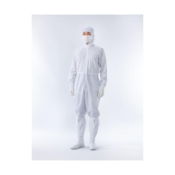 ■特徴 腰部裏地付・ウエストひも仕様のクリーンスーツ ■仕様 男女兼用    【重量】 440G 【原産国】 VN CJ185513L