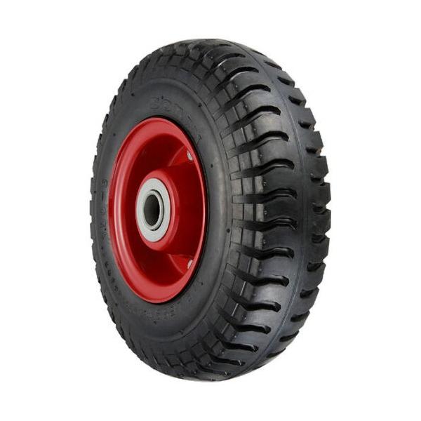 ■特徴 ゴム一体成形車輪で、パンクの恐れはありません。 耐荷重性能、始動性能に優れます。 ■用途 クッション性が必要とされる場所に使用される台車の車輪に。 ■仕様 鋼板製ベアリング入り ■材質 ホイル:鋼板 車輪:エアーレス、ソリッドタイヤ...