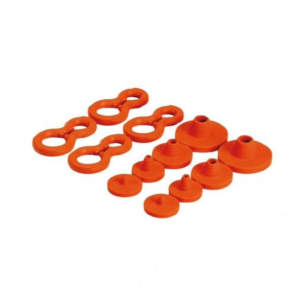 最長サイズ(cm):25 最大荷重(kg):0.5 ドライバーのシャフトや六角レンチにコネクタを作ります。  特殊なTPU素材で、粘着テープを追加で使用することなく、安定的な定格荷重での接続が可能です。  長時間の屋外での使用にUVプロテク...