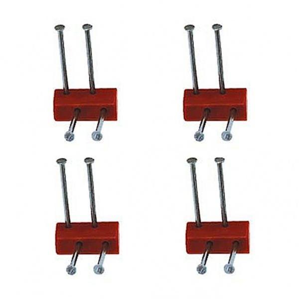 石膏ボードへの取付けを簡単に！バス・トイレ用品に対応した石膏ボード用取付金具です。商品セット内容 樹脂パーツ 4個 針釘 16本 取付け方法 (1)商品に付属している取付土台に樹脂パーツを合わせ、1ヶにつき4本の針釘を開いている穴に刺し込ん...