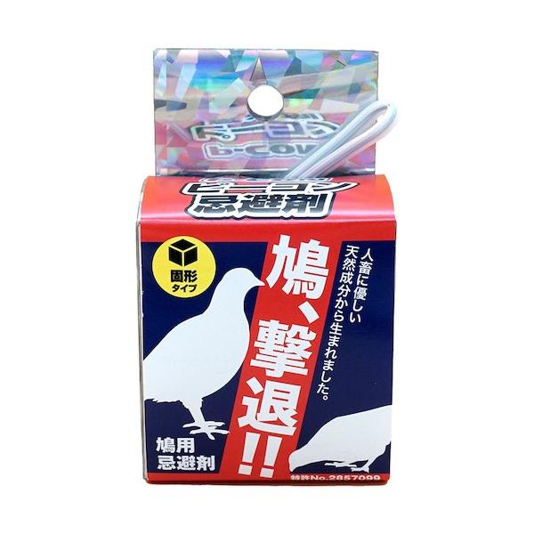 ■特徴 鳩を寄せ付けたくない場所に吊るしておくことで鳩対策を行う商品です。 半径1.5ｍ四方に効果があります。 効果期間は約30日です。 建物の階段部分や手すり部分に設置することで鳩が寄り付かなくなります。  ■用途 鳥よけに。  ■注意点...