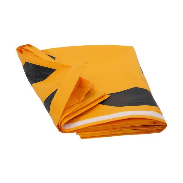 ■特長 マンホール屏風の替え用シートです。  色は橙です。  四面に対応しているシートなので、4方向を目隠しし、安全性を確保します。  配管用の穴を開けて頂く事も可能です(デフォルトでは穴は開いていません)。  簡単に取り付けが可能です。 ...