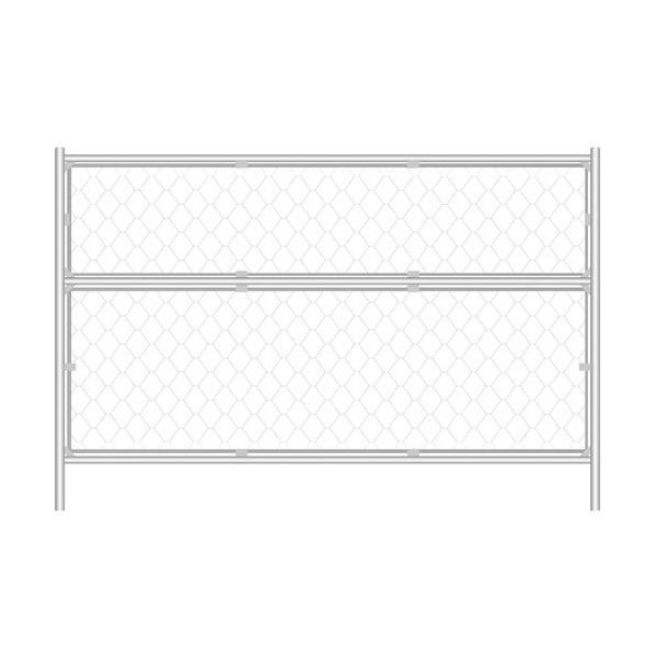 ■特長 メッキオールネットフェンス2は現場周辺の安全環境を守るフェンスです。  スチール製のフェンスで、ドブメッキ加工を施しているので錆びにくくなっています。  ネット部と支柱がプレートの挟み込みによるボルト締めになっています。  フェンス...