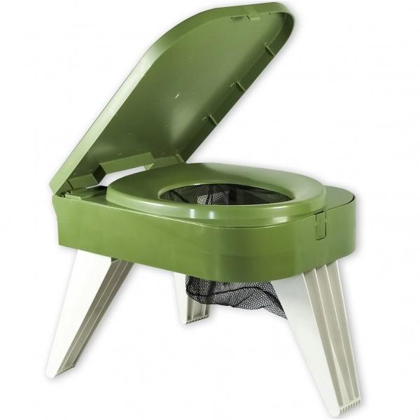 【特長】 防災用 簡易トイレ お試しトイレキット×10回分は、取っ手付きで持ち運びに便利な折り畳み式の防災用簡易トイレです。  丸洗いが可能なので衛生的にも安心です。  地面が緩い場所での使用には蓋を脚の下に置いて安定感を持たせることができ...