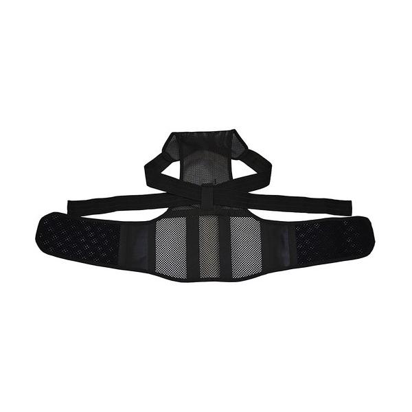 ■特徴 『骨盤グイッと背筋Sラインベルト 猫背 腰痛対策 背筋骨盤補正』は、姿勢の基本となる骨盤を2本のボーンでガッチリ固定することができる廃棄サポーターです。 骨盤を基準に脇の間よりクロスで締め上げ理想の背筋のSラインを作り上げることがで...