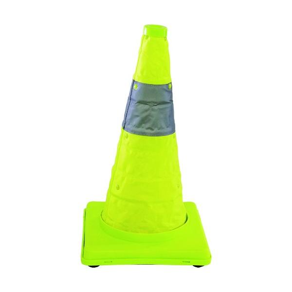 ■特徴 伸縮式コーンの内照式タイプになります。 反射材＋LEDなので暗い場所で大きな存在感を放ちます。 収納時はコンパクトになり場所もとりません。  ■用途 工事現場や駐車場、警備に。  ■仕様 内照式LEDライト内蔵 点滅モード＆点灯モー...